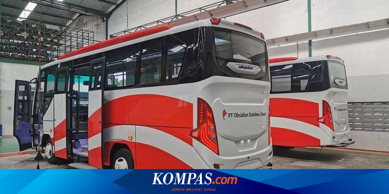 Bus Medium Buatan Adiputro untuk Angkutan Karyawan Perusahaan Tambang