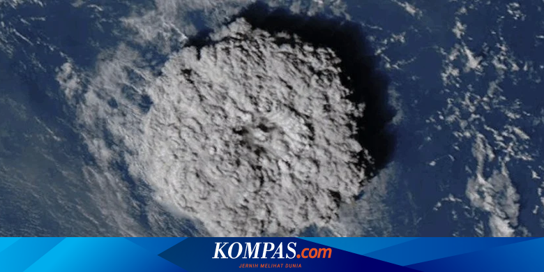Letusan Gunung Tonga Catat Rekor Gelombang Atmosfer Tercepat