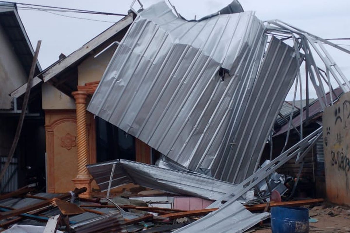 Puting Beliung Terjang Bangka Belitung, 40 Rumah Rusak, 2 Warga Terluka