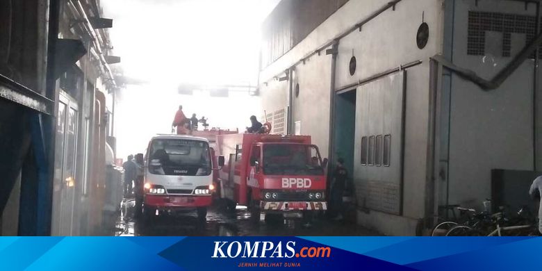 Kebakaran Pabrik Dua Kelinci di Pati, Api Diduga Berasal dari Gudang Kacang