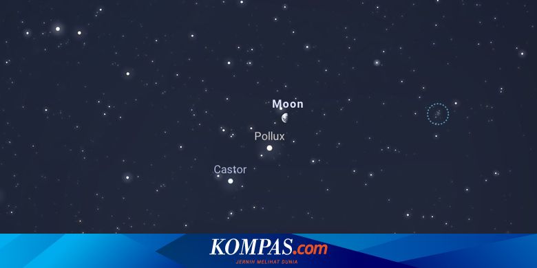 Besok Subuh, Ada Bintang Raksasa Merah Pollux Berkonjungsi dan Bulan