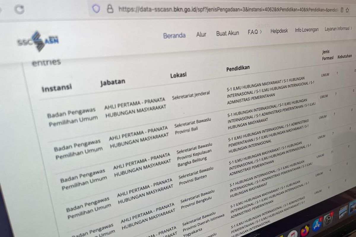 50 Instansi yang Sudah Umumkan Formasi CPNS dan PPPK 2024, Mana Saja?