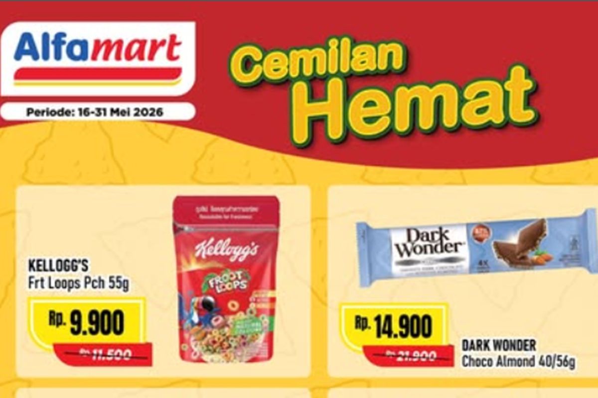 Promo Alfamart Cemilan Hemat, Wafer Tango Diskon Jadi Rp 12.900