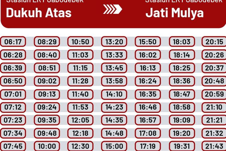 Resmi, Jadwal dan Tarif LRT Jabodebek Selama Juni 2024