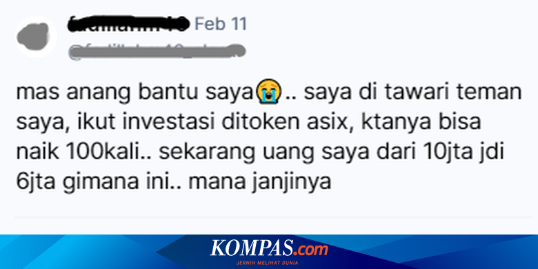Bappebti Pastikan Token ASIX Milik Anang Hermansyah Tak Masuk 383 ...