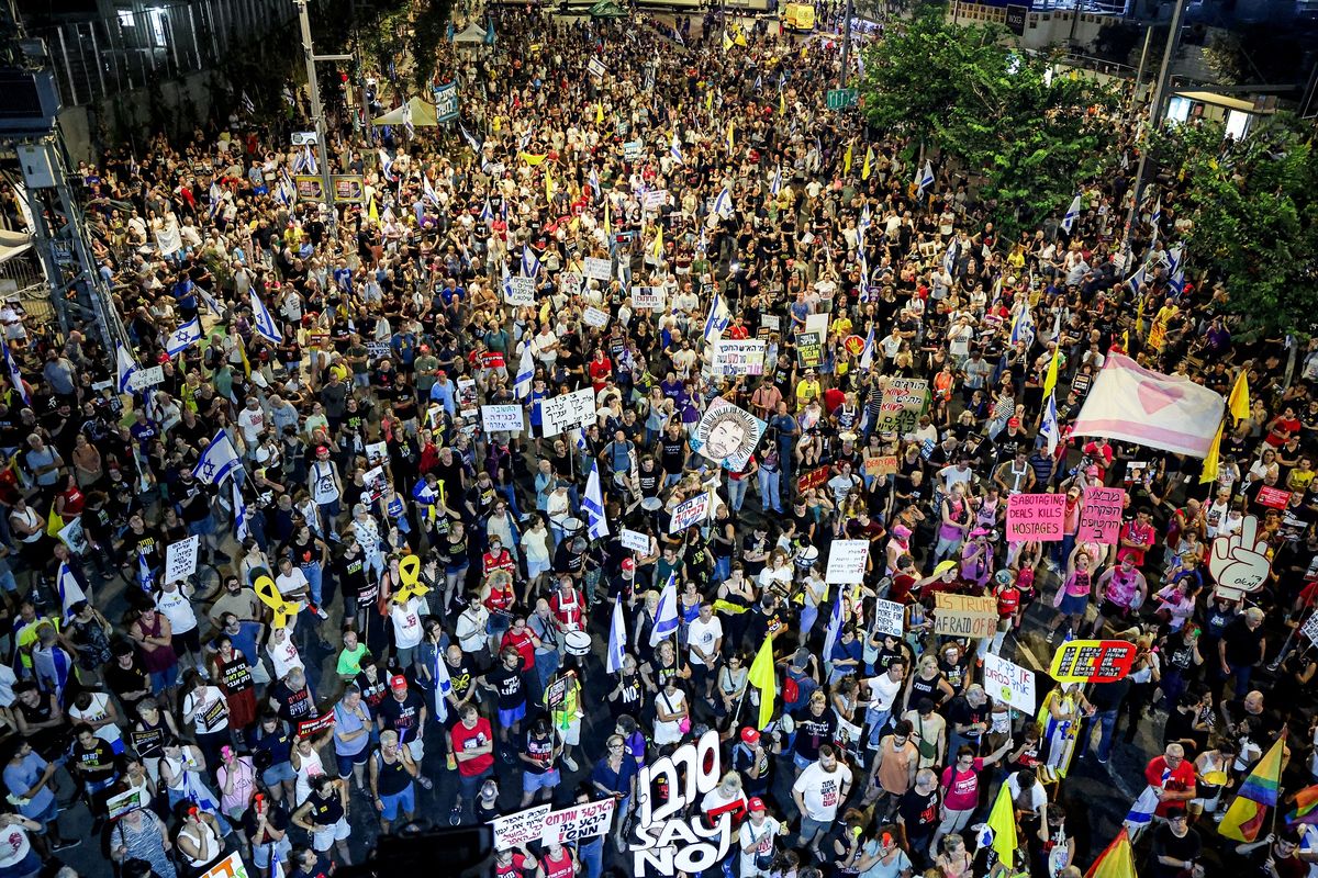 Demo Israel Membesar, Ribuan Warga Desak Akhiri Perang Gaza