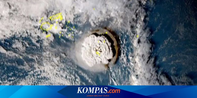 Saingi Krakatau, Letusan Gunung Tonga Jadi Ledakan Terbesar di Atmosfer ...