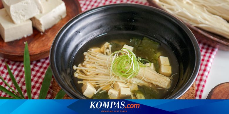 Resep Sup Miso Tofu dan Jamur Enoki, Santap Saat Cuaca Dingin