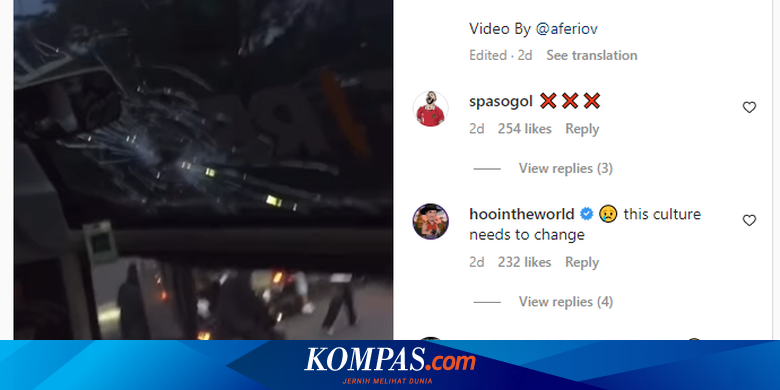 Kasus Pelemparan Kaca Bus Persis Solo, Kaca Depan Bus Hanya Retak tak ...