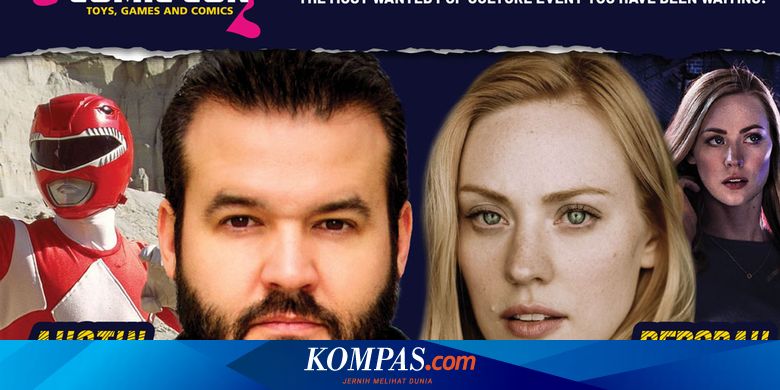 Indonesia Comic Con 2019 Hadirkan Si Ranger Merah dan Deborah Ann Woll