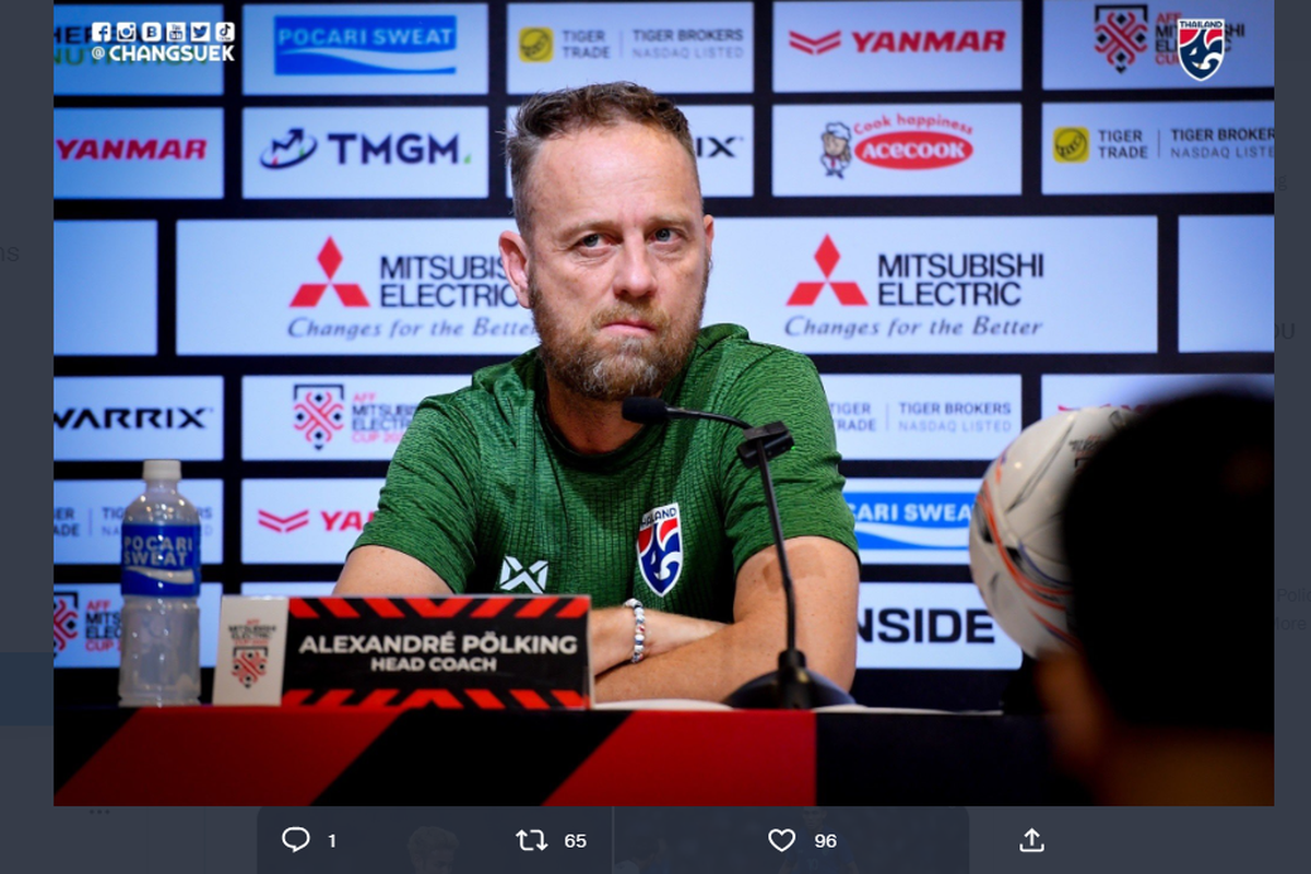 Thailand Vs Vietnam, Mano Polking Tak Khawatir meski Teerasil Dangda ...