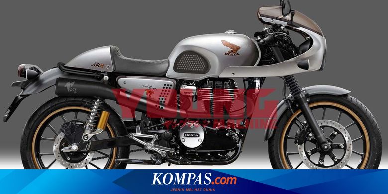 Ganteng, Rendering Honda GB350 Cafe Racer