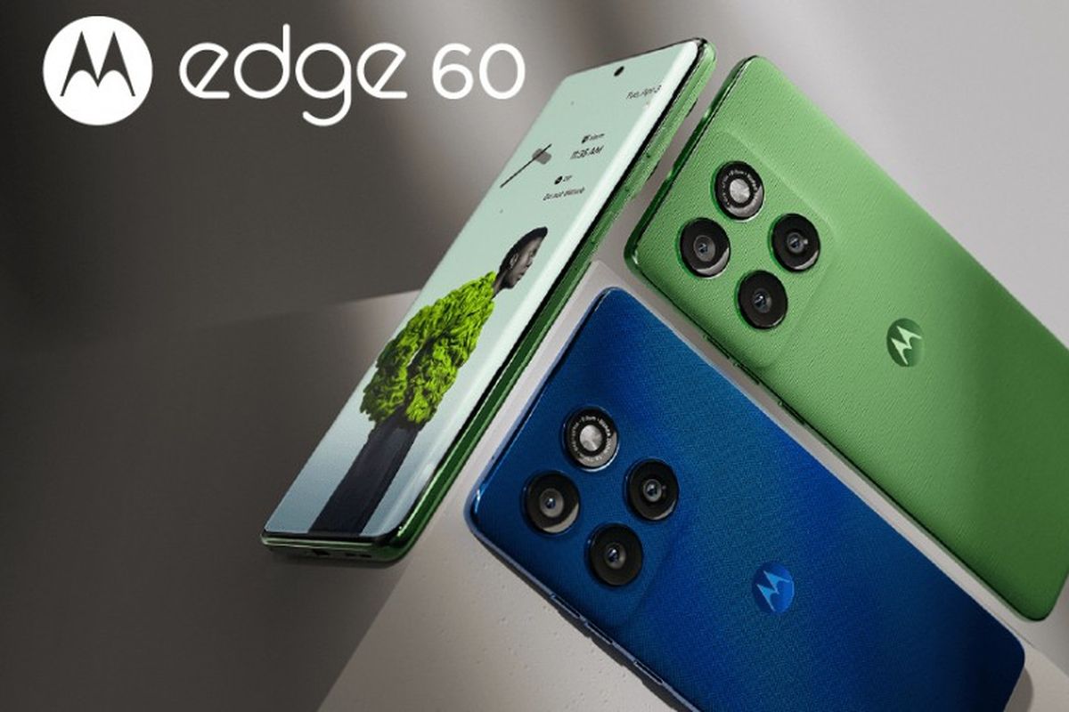 HP Motorola Edge 60 dan Edge 60 Pro Resmi, Layar Curved Kamera 50 MP