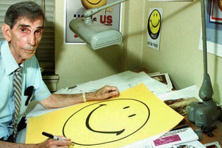 Foto : Mengenal Harvey Ball, Pencipta Ikon Smiley Face yang Terlupakan