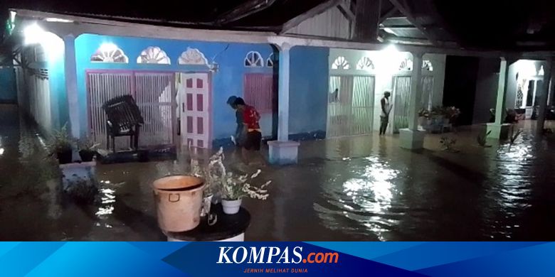 Sungai Bua di Sulsel Meluap, 257 Rumah di Desa Tana Rigella Terendam