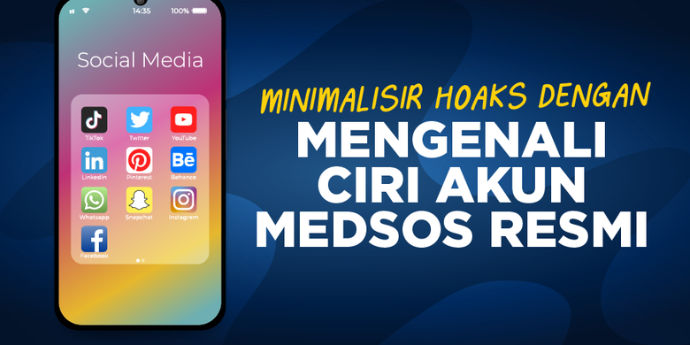 INFOGRAFIK: Cara Mengenali Akun Medsos Resmi untuk Hindari Hoaks