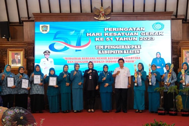 Peringati HKG Ke-51 PKK, Bupati Klaten: Tingkatkan Kualitas Organisasi ... Peringati HKG Ke-51 PKK, Bupati Klaten: Tingkatkan Kualitas Organisasi ...