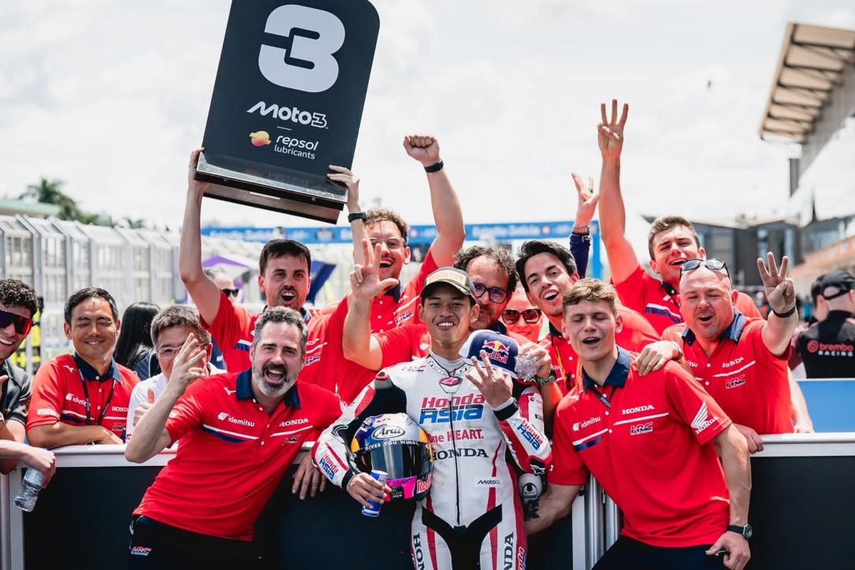 Doni Tata Apresiasi Veda Ega, Podium Moto3 Jadi Tonggak Baru Indonesia