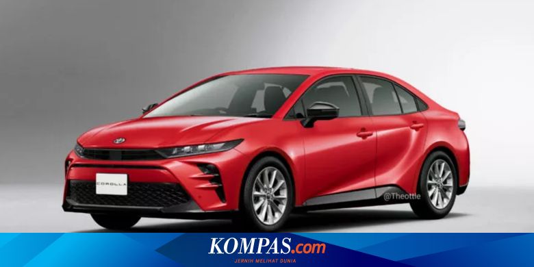 Rendering Toyota Corolla Generasi Baru