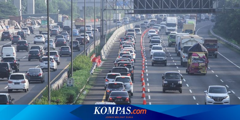 1,7 Juta Kendaraan Tinggalkan Jabotabek Hingga H-1 Lebaran