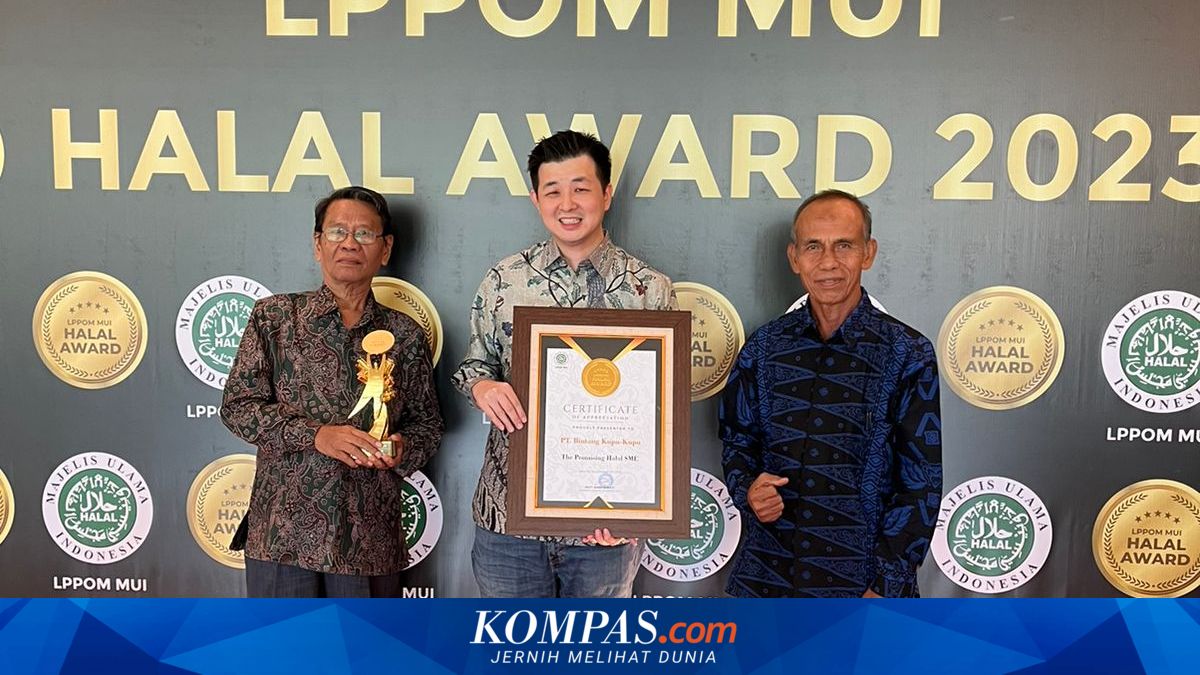 PT Bintang Kupu Kupu Raih Penghargaan dari LPPOM MUI Halal Award 2023