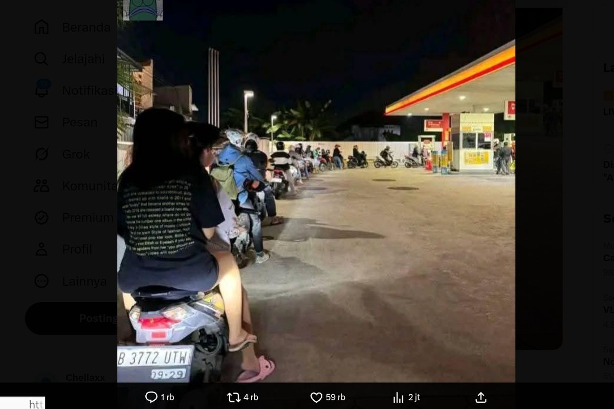 Antrean Motor Mengular di Shell, Sampai Kapan Masyarakat Beralih ke ...