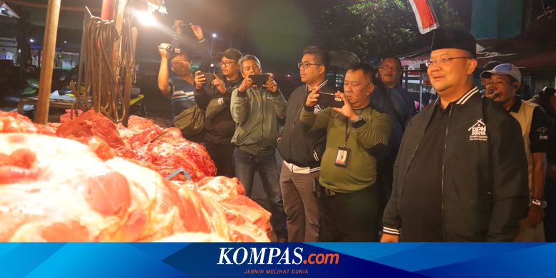 RPH Surabaya Temukan 500 Kilogram Diduga Daging Sapi Gelonggongan di Pasar