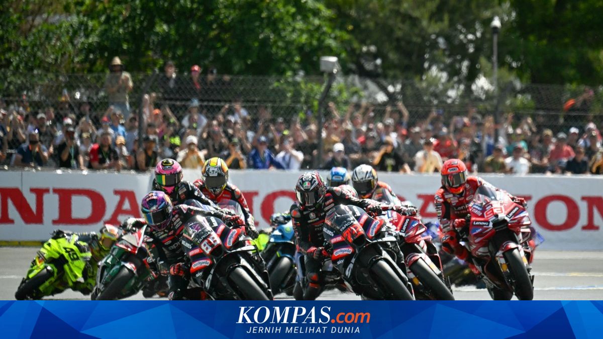 Link Live Streaming MotoGP Perancis: Martin Dominan, Marquez Absen
