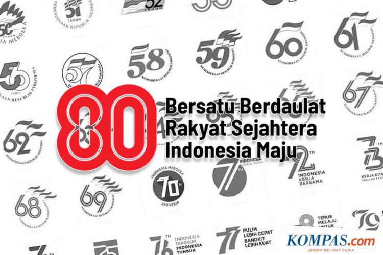 Foto : Desain Logo HUT RI dari Tahun ke Tahun, Pertama Kali Hadir pada 1995