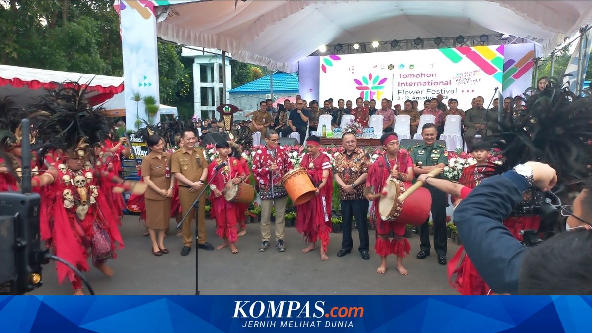 Tomohon International Flower Festival 2023 Dibuka, Menparekraf: Tak ...