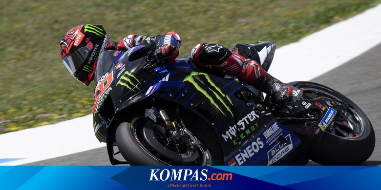 MotoGP Belanda - Crash 2 Kali, Quartararo Gagal Ikuti Jejak Valentino Rossi