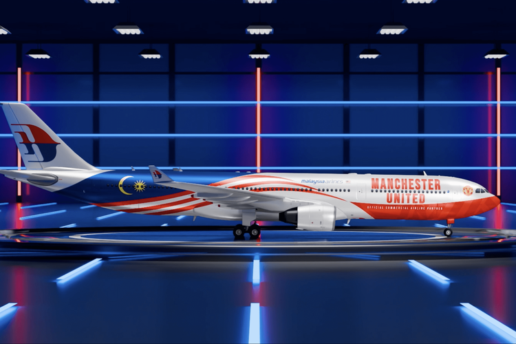 Malaysia Airlines Bakal Luncurkan Livery Manchester United