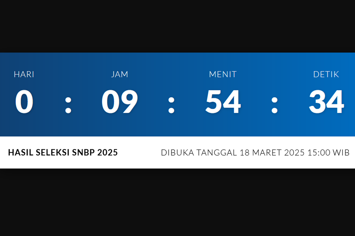 Link dan Cara Cek Hasil Kelulusan SNBP 2025, Diumumkan Pukul 15.00 WIB