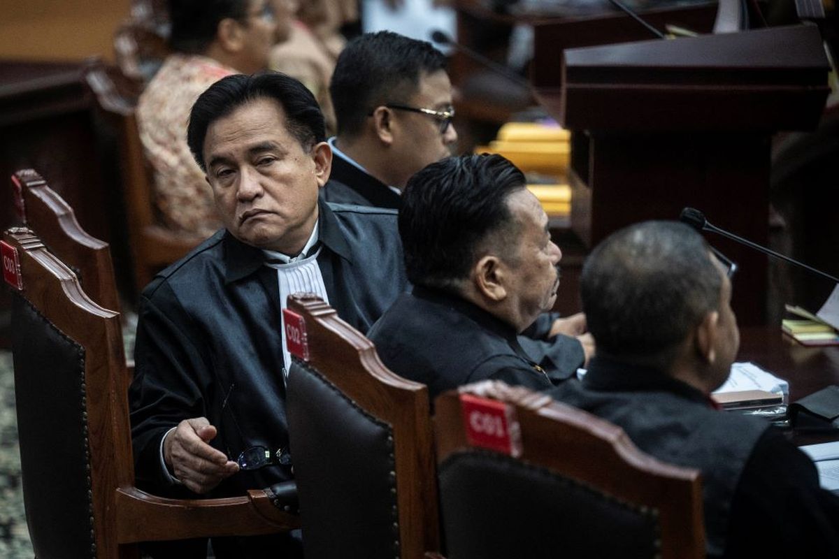 Saat Yusril Singgung PDI-P dan Balik Arah Politik Jokowi di Sidang ...