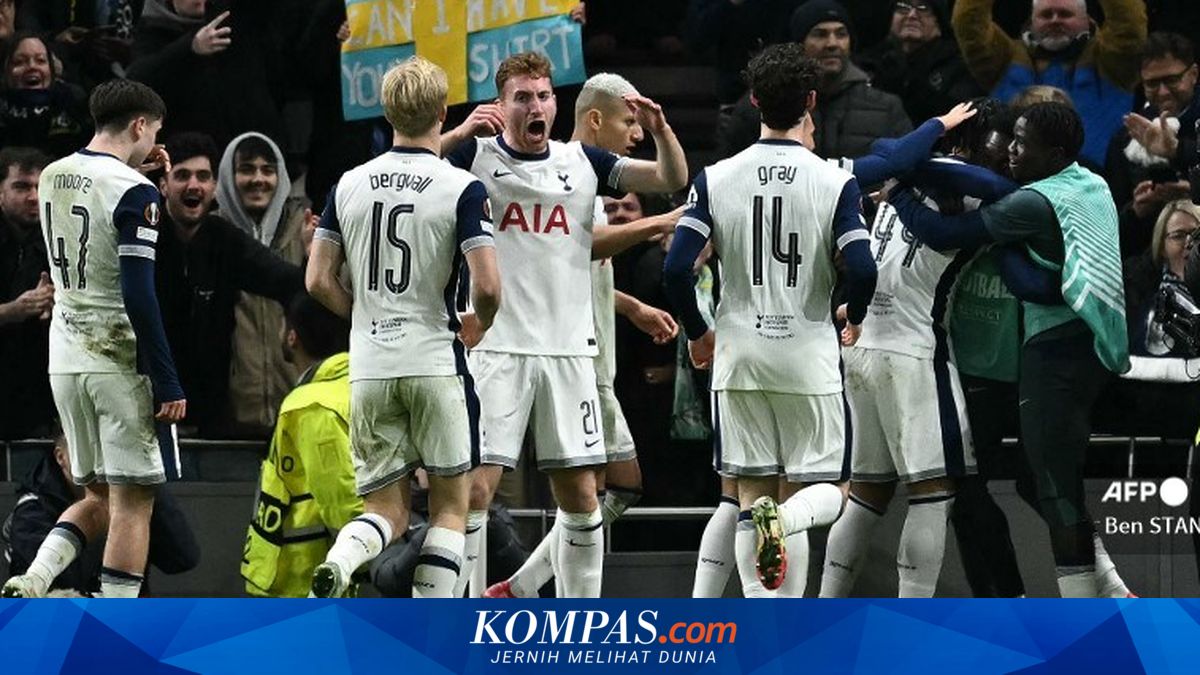 Hasil Tottenham Vs Elfsborg 3-0, Dominasi Total dan Gol-gol Personel Muda