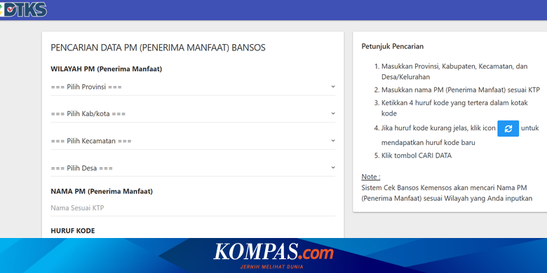 Cara Cek Bansos Kemensos 2025, Ini Panduan lewat Website dan Aplikasi