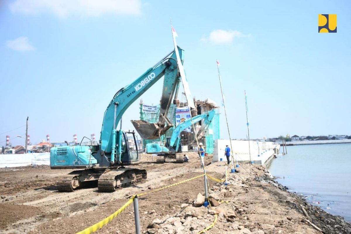 Proyek Tanggul Rob Semarang Beres Agustus 2024