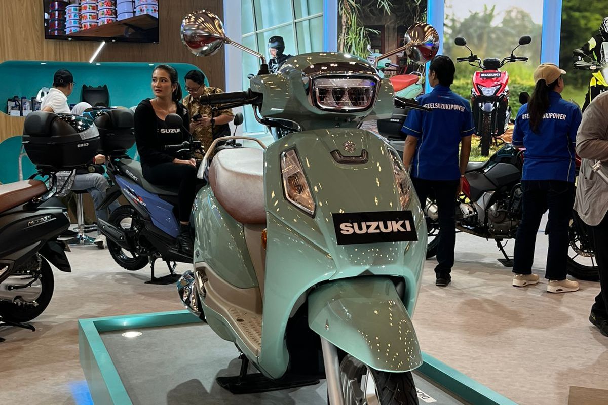 Suzuki Raih 120 SPK di IMOS 2025, Access 125 Jadi Primadona