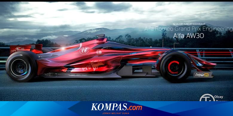 Begini Desain Mobil F1 dengan Kokpit Tertutup