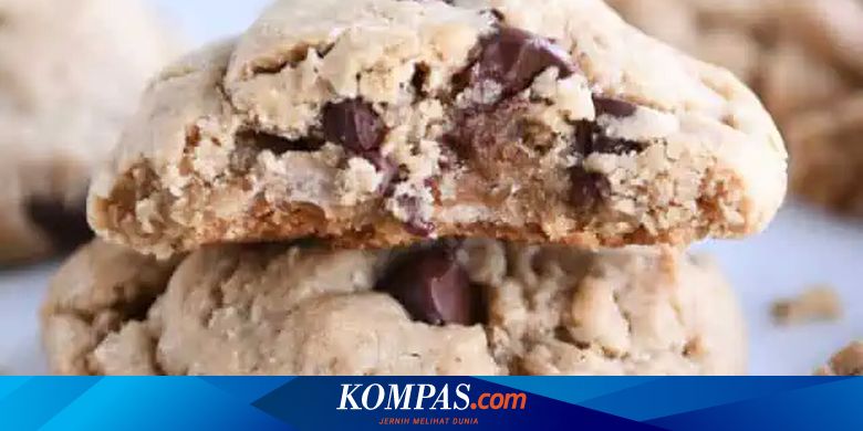 Resep Peanut Butter Oatmeal Choco Chip Kue Kering Vegan Untuk Lebaran