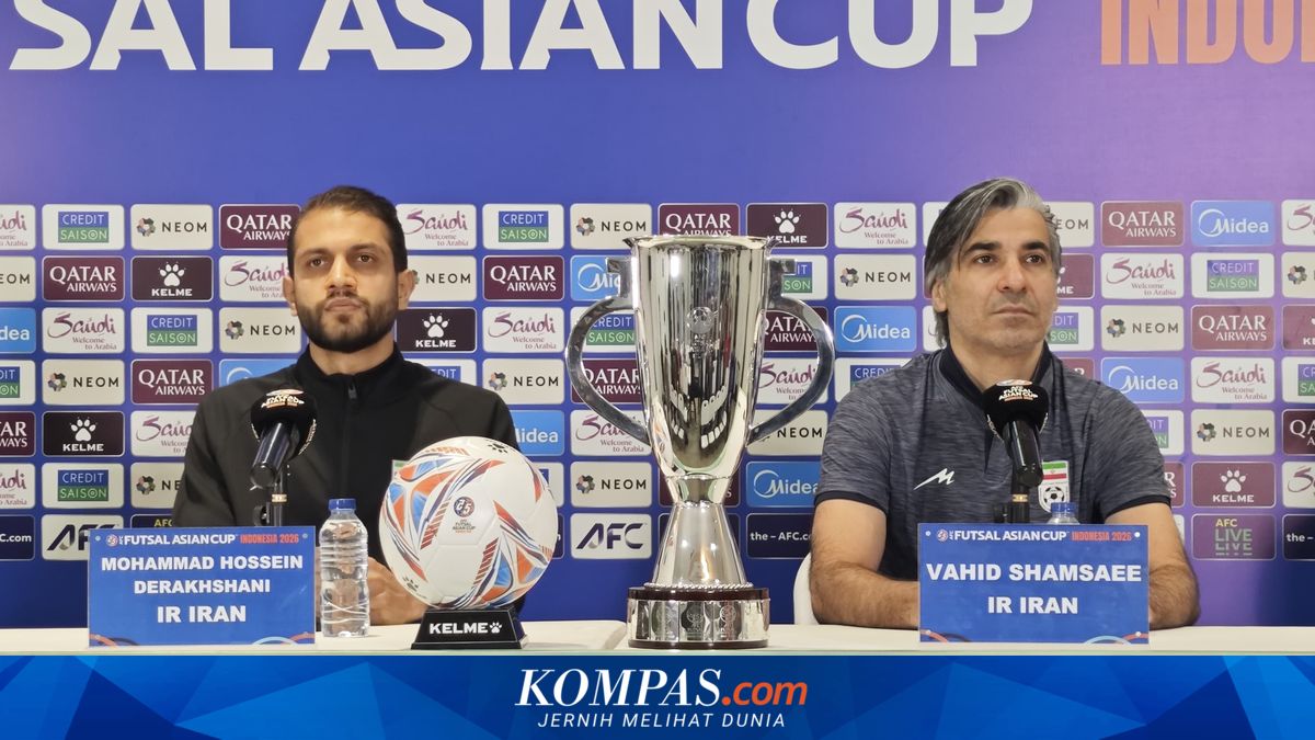 Tangis Pelatih Timnas Futsal Iran Pecah di Sesi Konferensi Pers Jelang ...