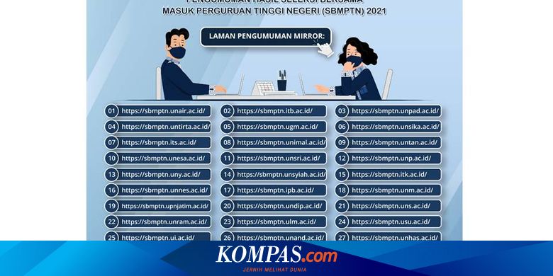 Link Pengumuman SBMPTN 2021 dan Cara Mengecek Kelulusan Masuk PTN