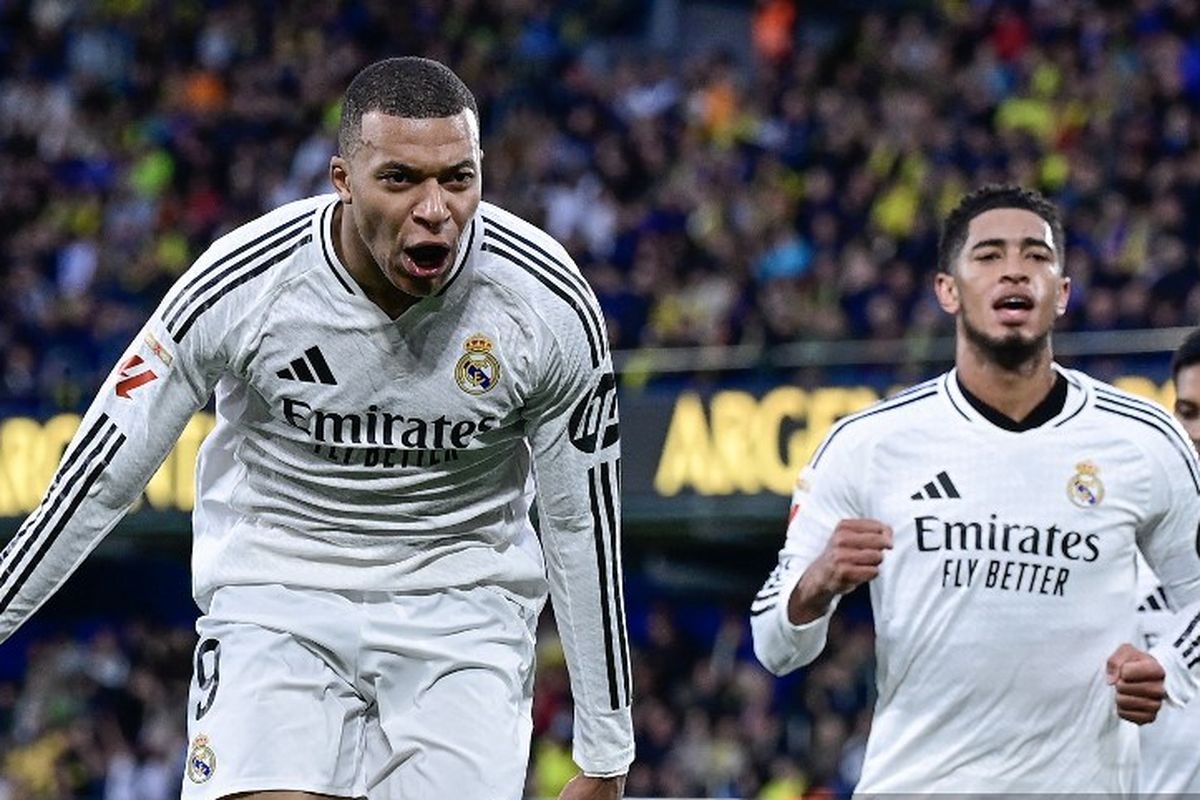 Hasil Villarreal Vs Real Madrid 1-2: Mbappe Lewati Rekor Ronaldo, Los Blancos Bangkit