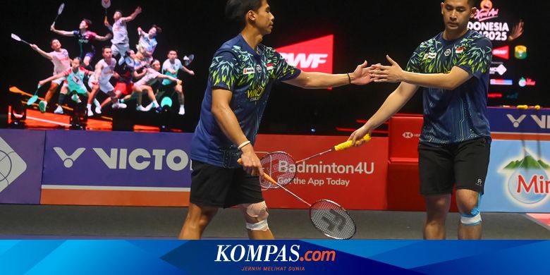 Jadwal Final Indonesia Open 2025: Sabar/Reza Harapan Juara Merah Putih