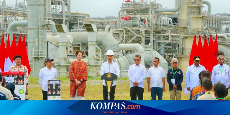 Jokowi Resmikan Tangguh Train 3, Kilang Gas Alam Cair Senilai Rp 72,45 ...