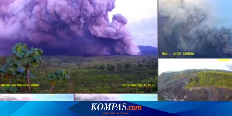 Gunung Semeru Erupsi, Awan Panas Meluncur Sejauh 7 Km Pagi Ini