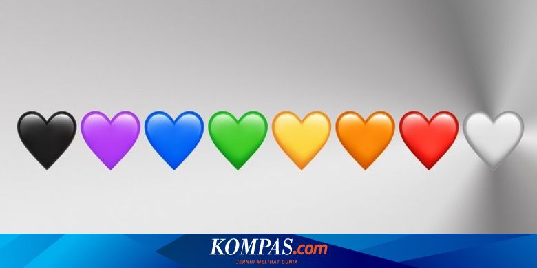 Mengetahui Arti Emoji Love Hitam, Merah, Putih dan Warna Lainnya