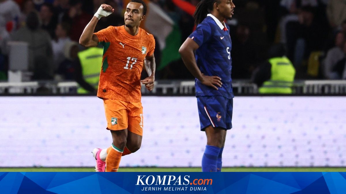 Hasil Perancis Vs Pantai Gading 1-2, Kakak Desire Doue Jadi Momok