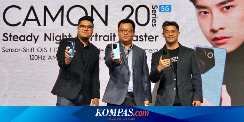 Tecno Camon 20 Premiere 5G Resmi, HP Dimensity 8050 Pertama di Indonesia