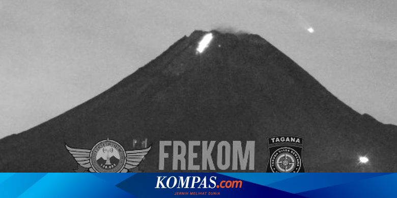 Ramai soal Obyek Tak Dikenal Melintas di Atas Gunung Merapi, Apa Itu?